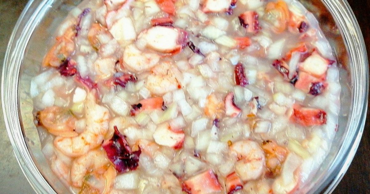 Ceviche Mixto De Mariscos Receta de carunovi- Cookpad