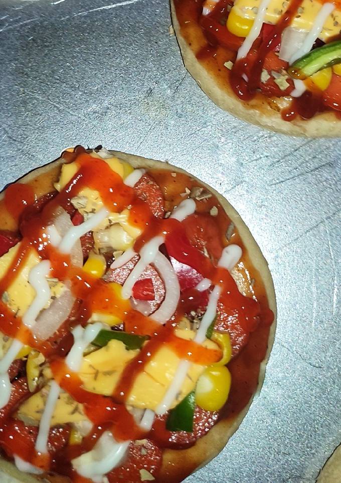 Resep Pizza Mini (bisa jadi ide jualan/market day di sekolah anak) oleh ...