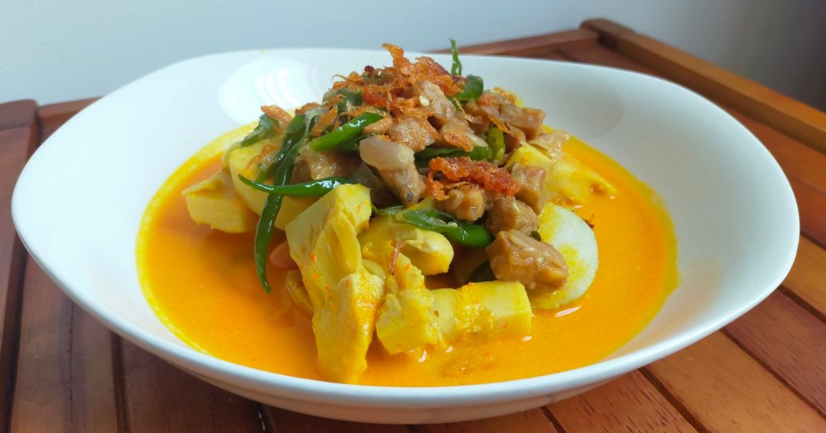 Resep Lontong Sayur Nangka Kacang Merah Khas Sipirok oleh Shebb's ...