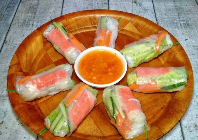 Resipi Vietnamese Spring Roll oleh shazrina - Cookpad