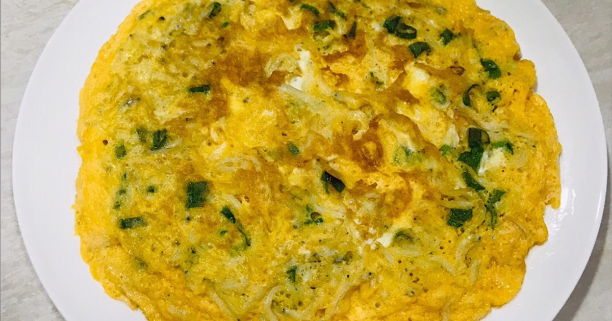 Resep Telur Dadar Teri Nasi,Pu La Yi Cien Tan oleh Angela Litha - Cookpad
