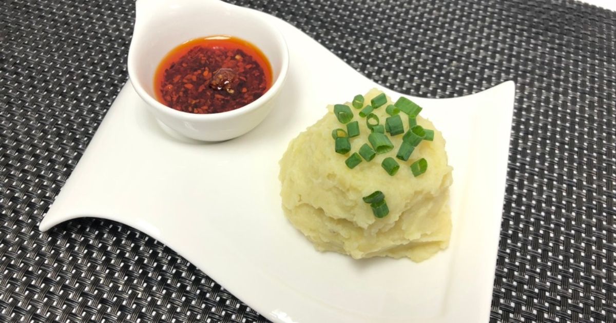 สูตร Mashed Potato With Taberu Rayu โดย Mishima Thailand - Cookpad