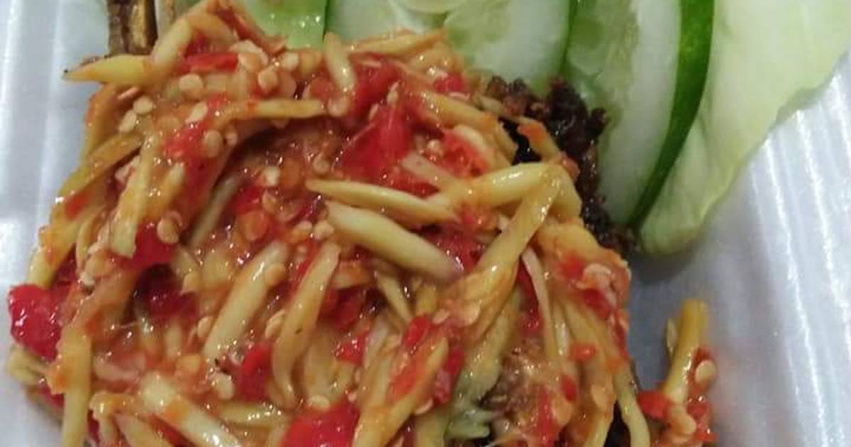 Resep Ayam kampung sambal mangga.. oleh Mama Gabriel - Cookpad