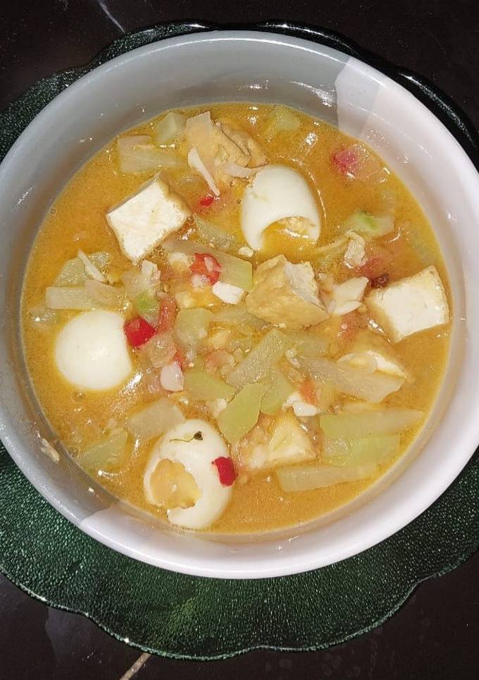 Resep Lodeh Labu Labu Siam Tahu Telur Puyuh Aini'Cooking oleh Aini ...