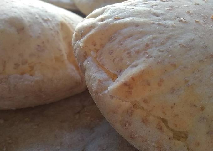 Pan árabe integral Receta de Brenda Horvat- Cookpad