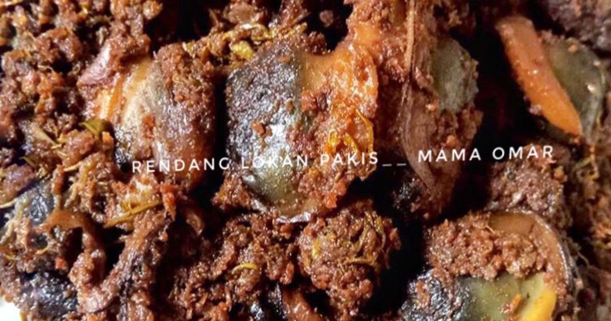 Resep Rendang Lokan Pakis oleh Dapur_macio - Cookpad