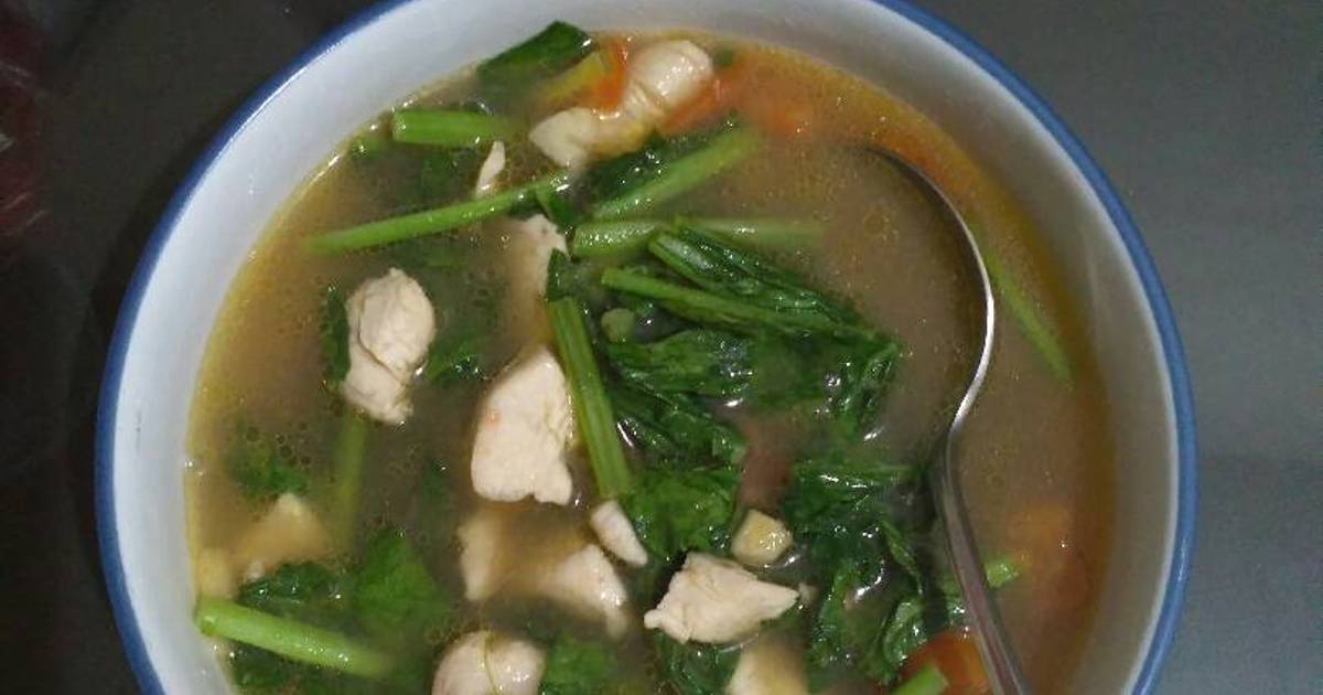 Resep Ayam cah caisim saus tiram oleh Shelvia Ping - Cookpad