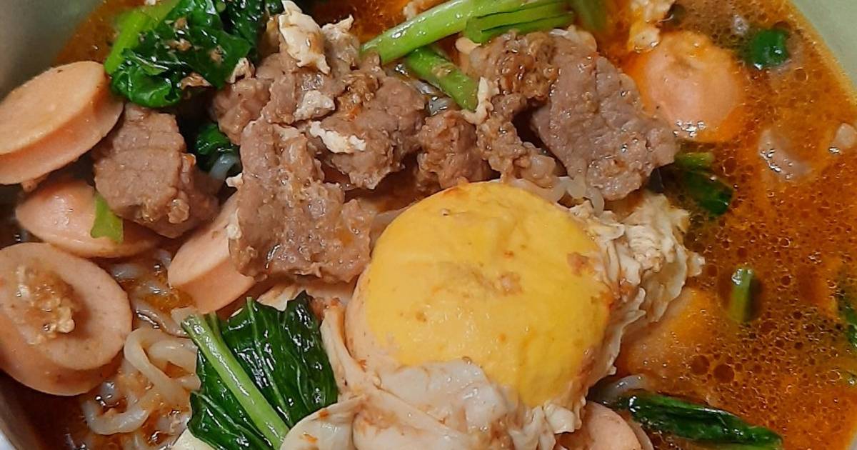 Resep Mie kuah sapi oleh Ayu Nurjaman - Cookpad