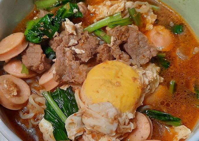 Resep Mie kuah sapi oleh Ayu Nurjaman - Cookpad