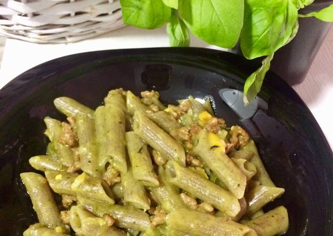 Pasta de trigo sarraceno con ternera y albahaca #sin gluten Receta de ...