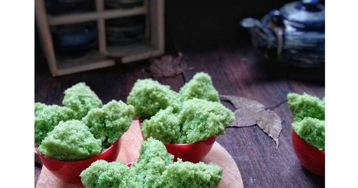 Resep Kue Mangkok Tape Ketan Hijau Pandan #Bikin Ramadan Berkesan oleh ...