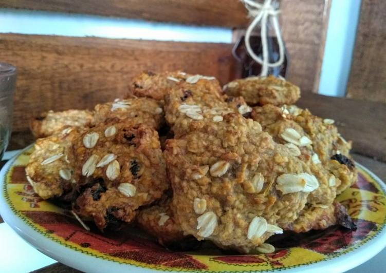 Biscoito de Banana e Aveia Receita por Cléia Regina - Cookpad