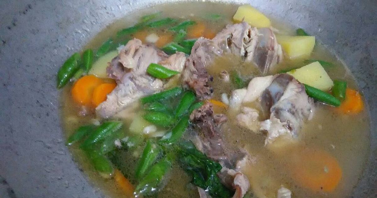 Resep Sop Balungan Ayam Buncis oleh Vivin Sugiana~LOVIS CAKE - Cookpad