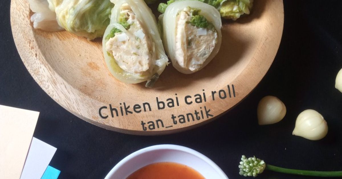 Resep 57. Chicken Bai Cai Roll oleh tαn_ tαntík - Cookpad