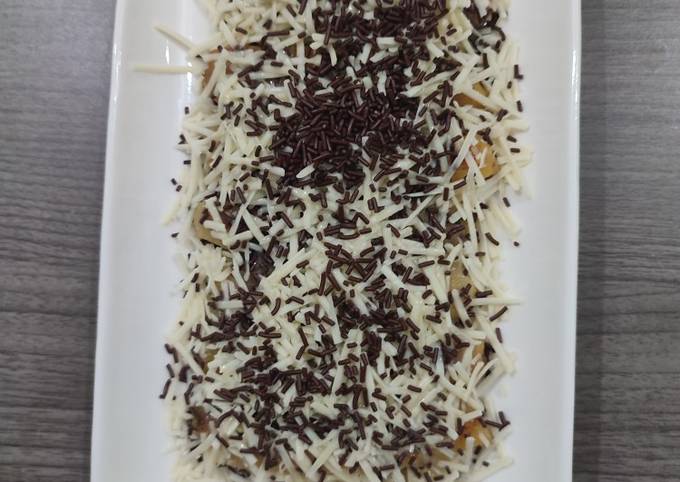 Resep Pisang Susu Keju Double Coklat oleh Edbars_Kitchen - Cookpad