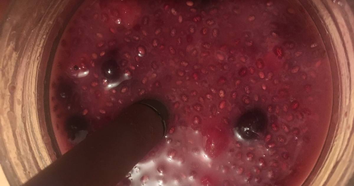 Pudín de chía y frutos rojos Receta de Mavericks- Cookpad