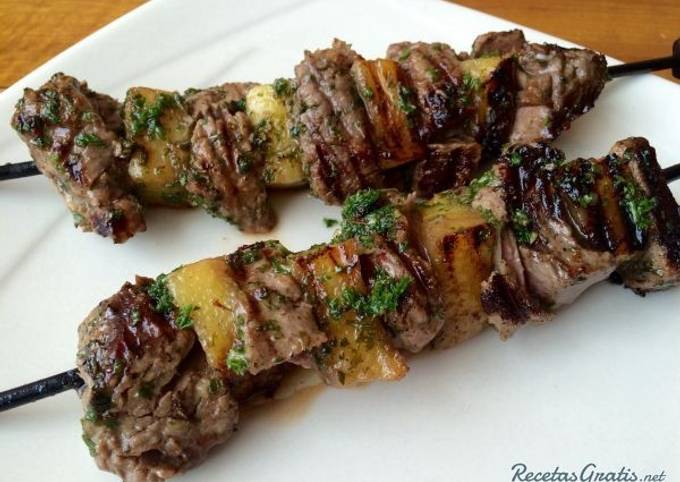 Brocheta iberica Receta de Joselu Martin Murillo- Cookpad