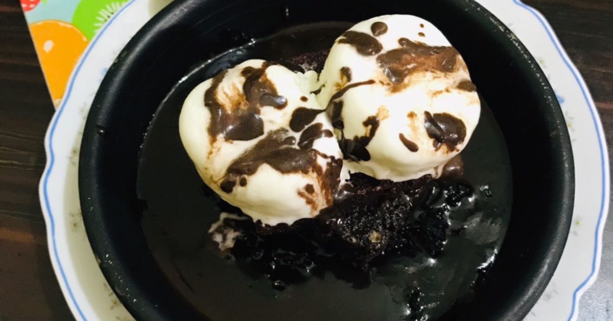 Chocolate Brownie Sizzler Recipe by Meerab Rais - Cookpad