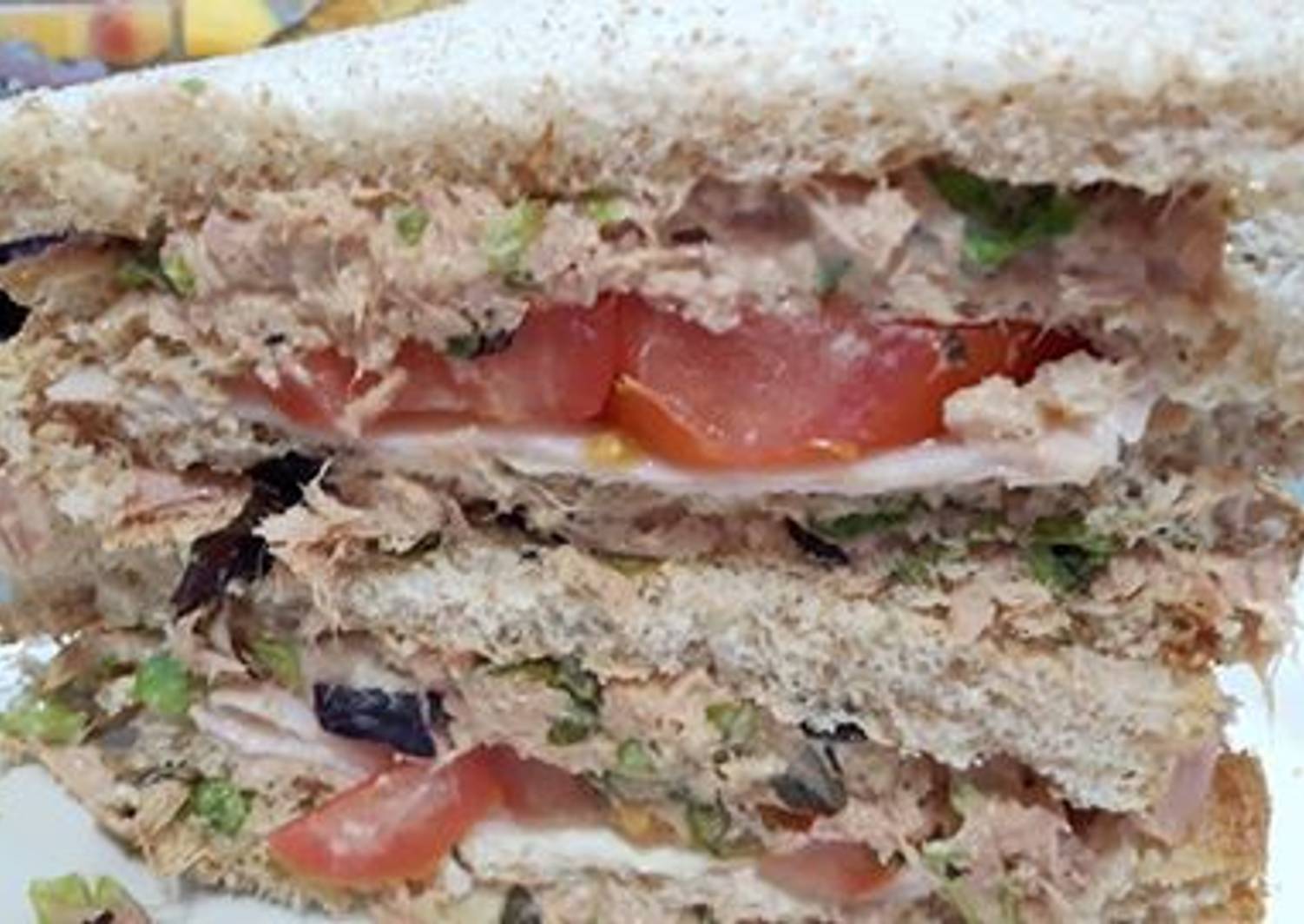 Sándwich integral Receta de COCINA LA PELIRROJA - Cookpad