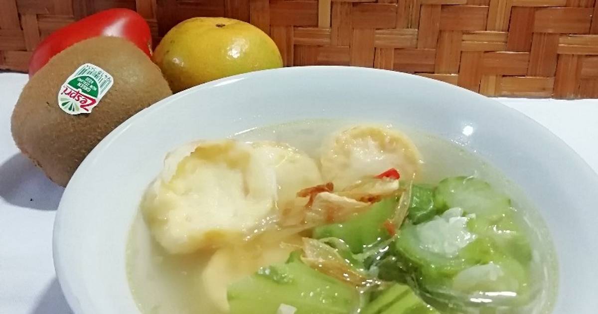 29 resep sup tofu dan oyong enak dan mudah - Cookpad