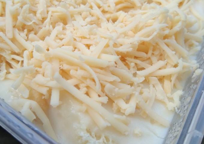 Resep Setup Roti Tawar Vla Keju oleh Andrenia Giawati - Cookpad