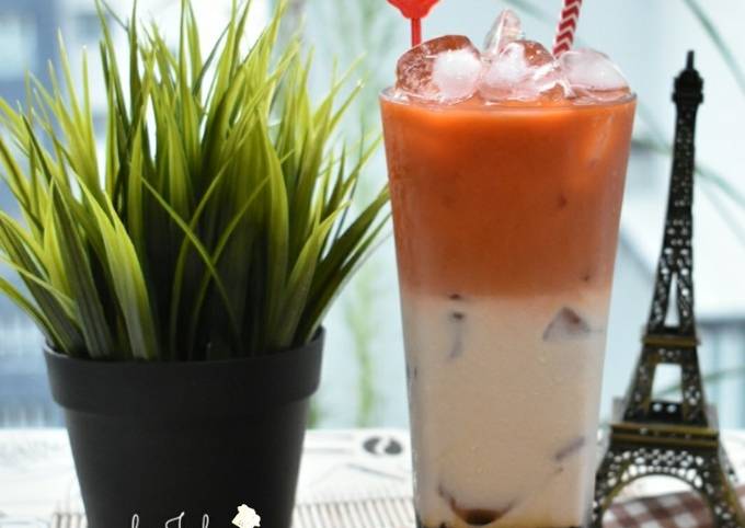 Resep Authentic Three Layers Tea / TEH C PENG oleh Mommy Nawla#Jeehan ...