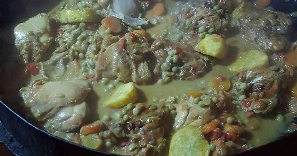 Pollo al disco Receta de Juanpedro- Cookpad