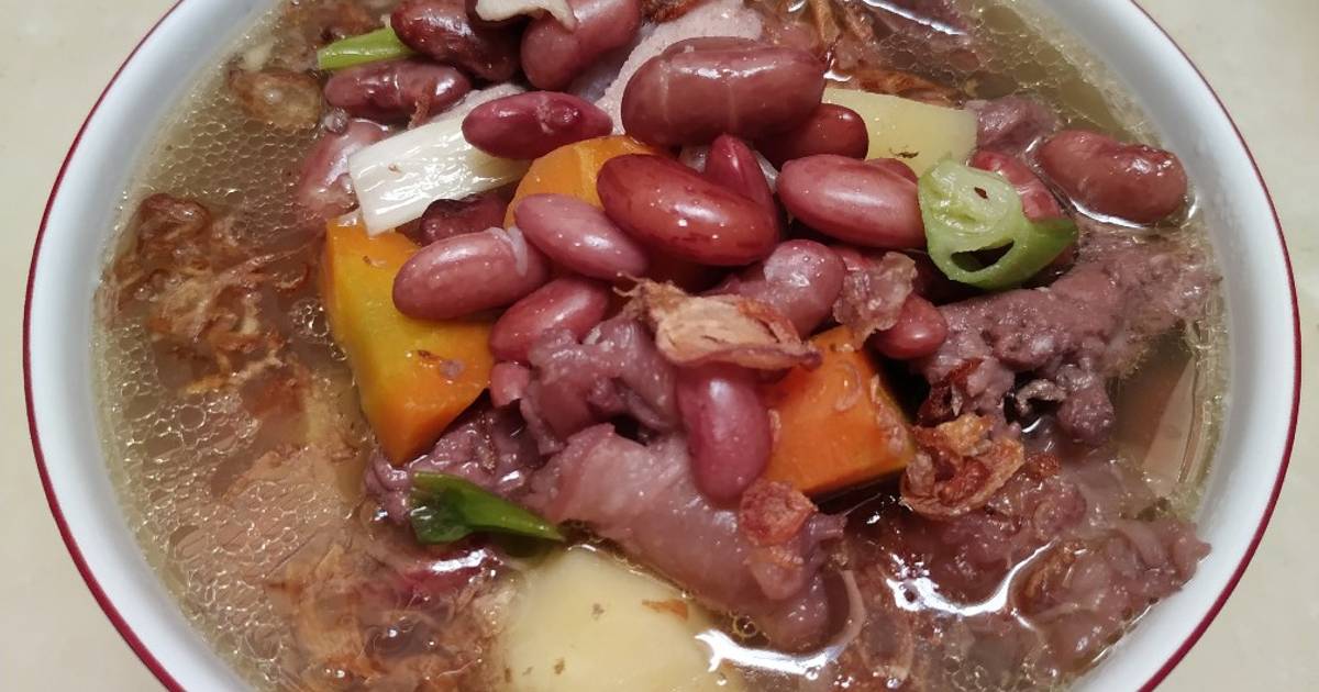 27 resep sop kacang merah sapi giling enak dan mudah - Cookpad