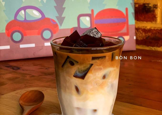 Cách Làm Món Sữa Tươi Thạch Cà Phê của Bòn Bon - Cookpad