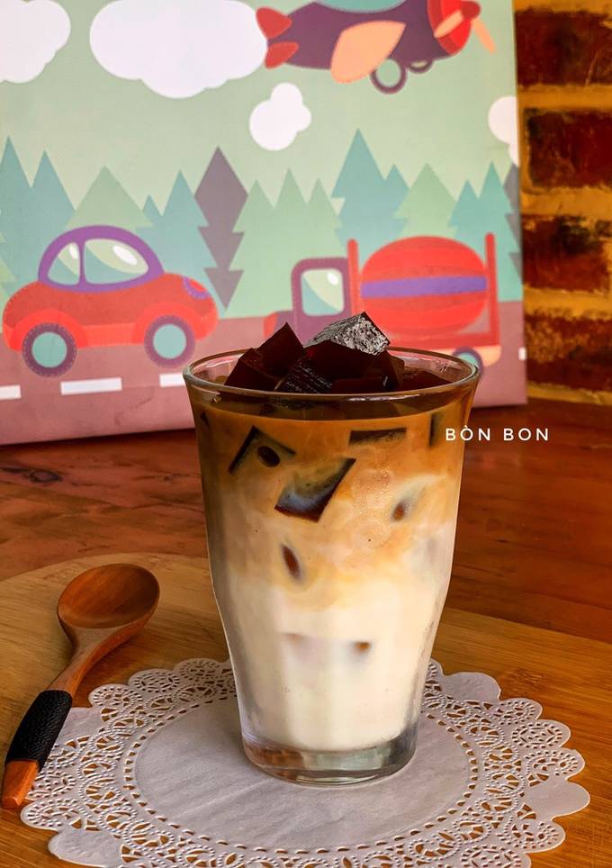 Cách Làm Món Sữa Tươi Thạch Cà Phê của Bòn Bon - Cookpad