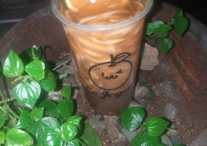 Resep Es Jeruk Baby Java Mix Blewah Sirup Pandan Gula Jawa oleh Sumarmi ...