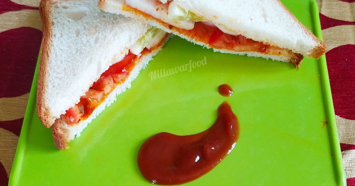 Simple Bread Sandwich Recipe Recipe by Sakshi Nillawar - Cookpad