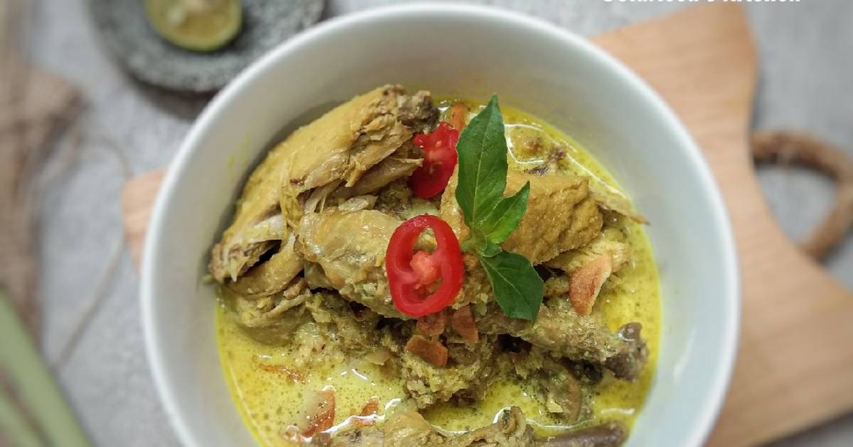 Resep Opor Ayam (kuning) oleh Clarissa's Kitchen - Cookpad