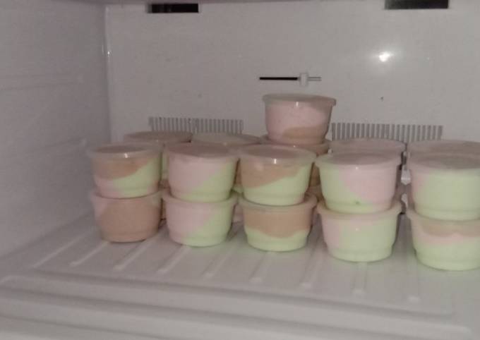 Resep Es krim milo pop ice lembut home made oleh ummu harun - Cookpad
