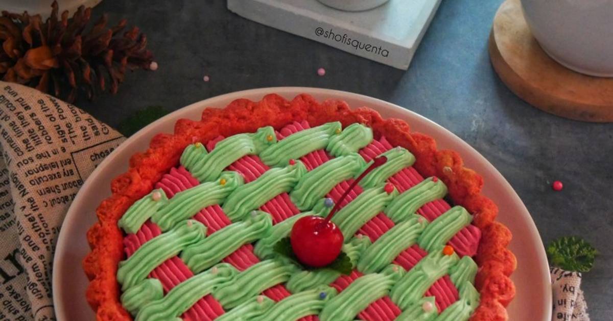 Resep Pie Red Velvet - Pandan oleh shofisquenta - Cookpad
