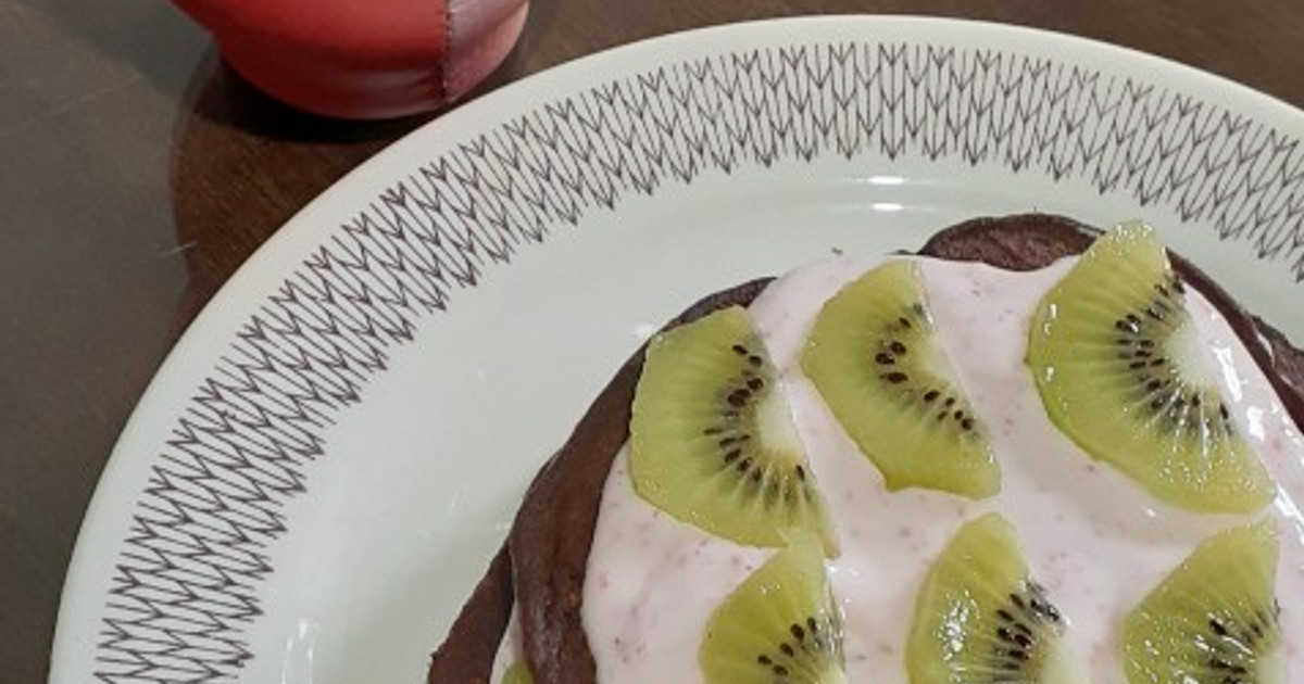 Waffles De Chocolate Con Topping De Limón Y Coco, Sin Azúcar Receta de ...
