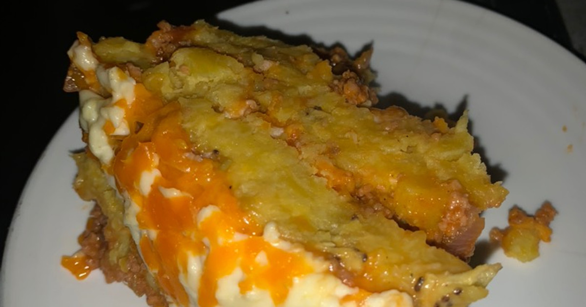 Pastelón De Plátano Maduro Con Carne Molida Receta de Darlenne- Cookpad