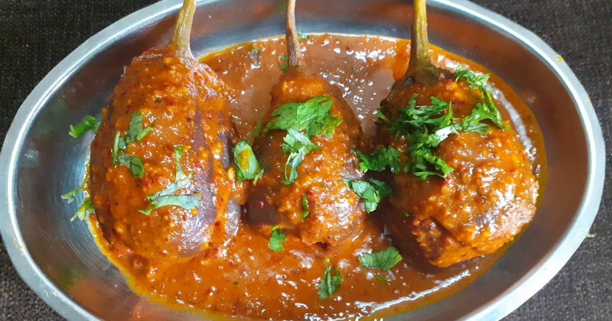 Bharli Vangi / Stuffed Brinjal Recipe by Jasmin Motta _ #BeingMotta ...