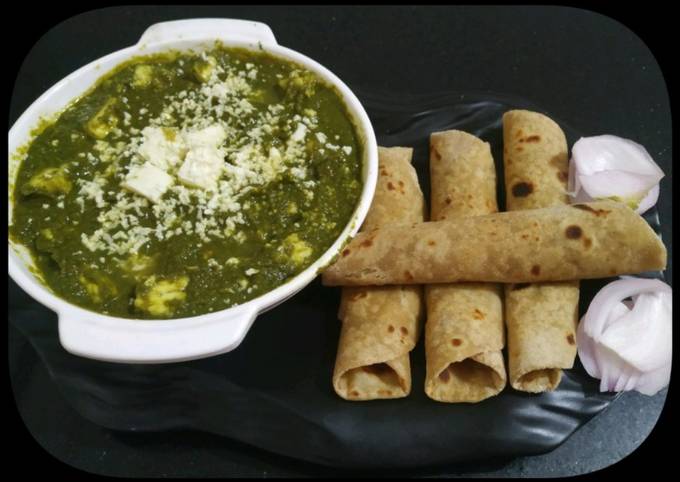 Dhaba Style Palak Paneer Recipe By Kalpana Solanki Cookpad