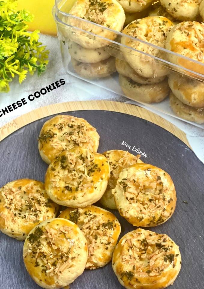 Resep Garlic Cheese Cookies (Gluten Free) oleh Agustina Erlinda - Cookpad