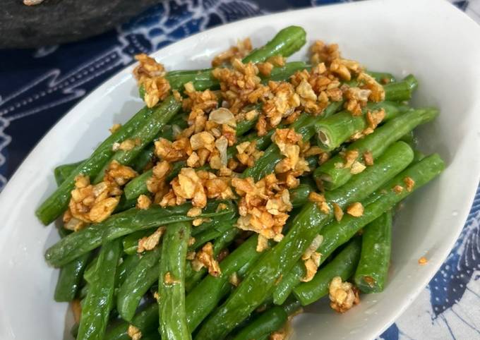 Resep Tumis Buncis Bawang Putih oleh Adindi - Cookpad