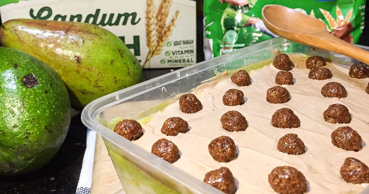 Resep Avocado Dalgona Dessert Box oleh Melani Oktaviani - Cookpad