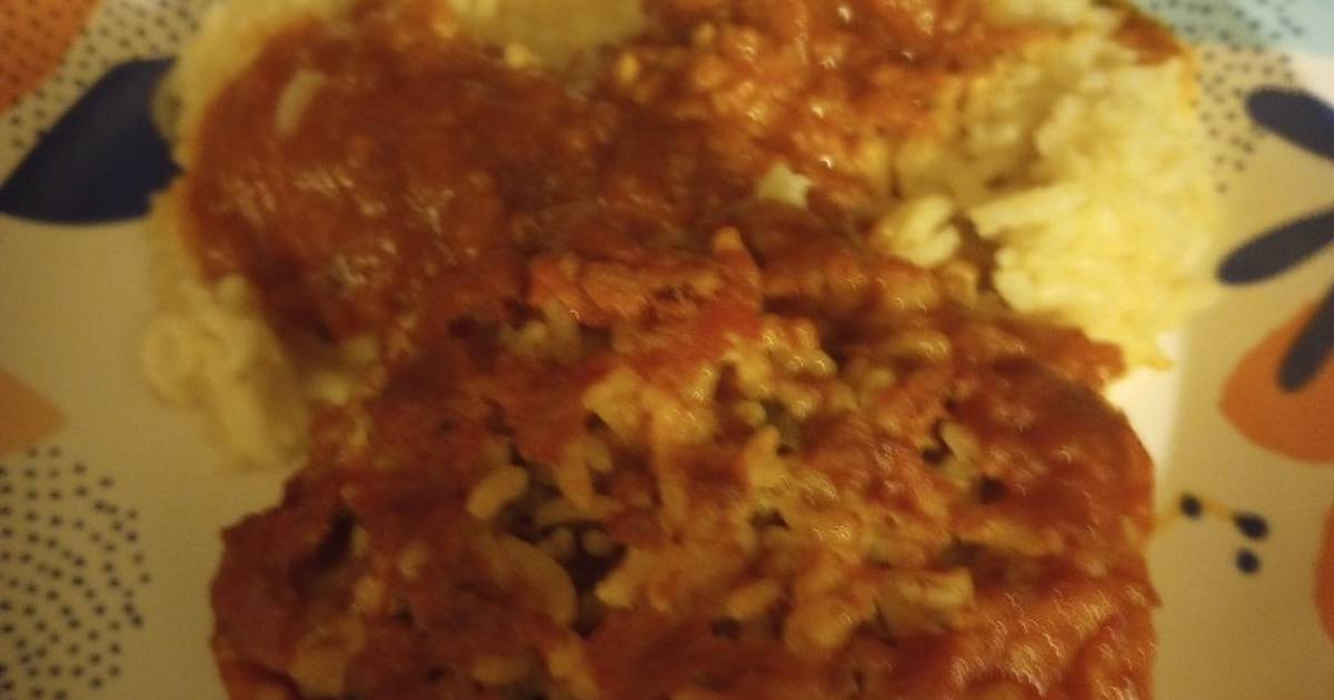 Stuffed Bell Peppers served with Rice 2023 Recipe by skunkmonkey101 ...