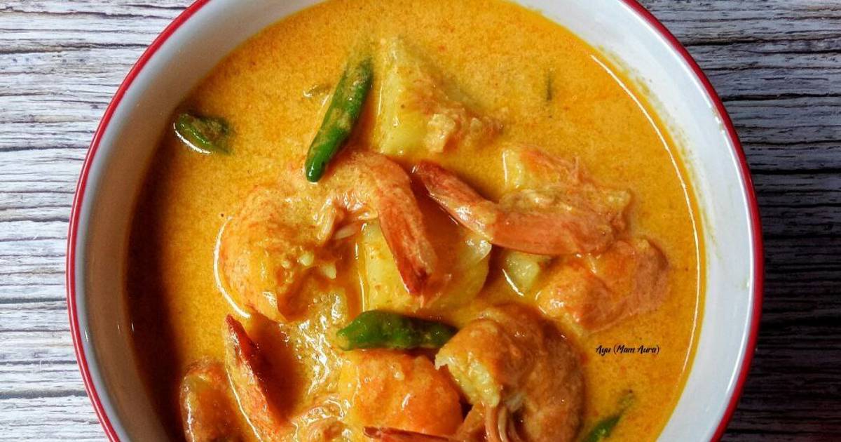 Resep Gulai Kentang Udang oleh Ayu (Mama Aura) - Cookpad