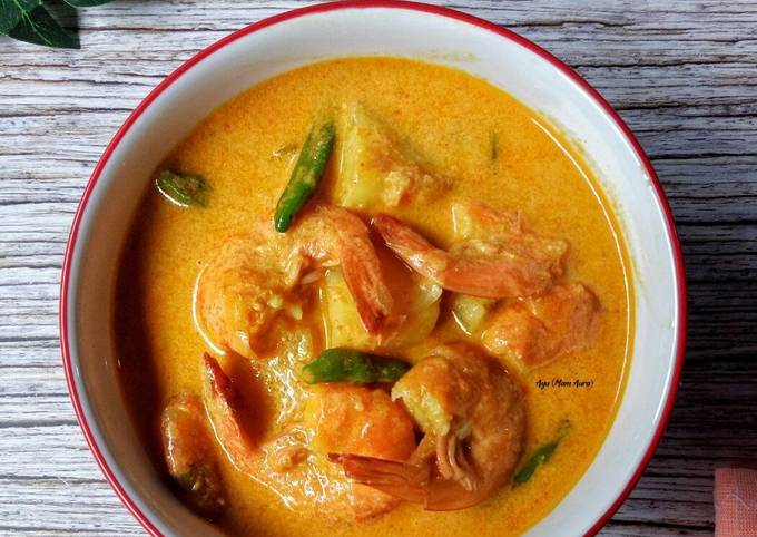Resep Gulai Kentang Udang oleh Ayu (Mama Aura) - Cookpad