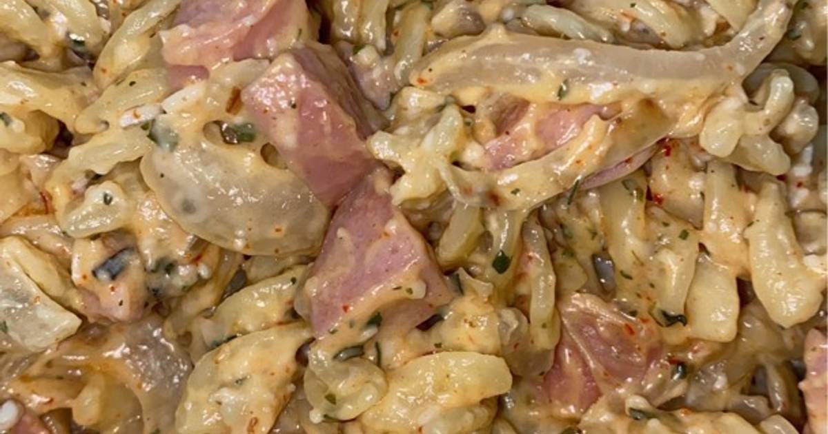 Resep Fusilli Carbonara oleh Beby - Cookpad