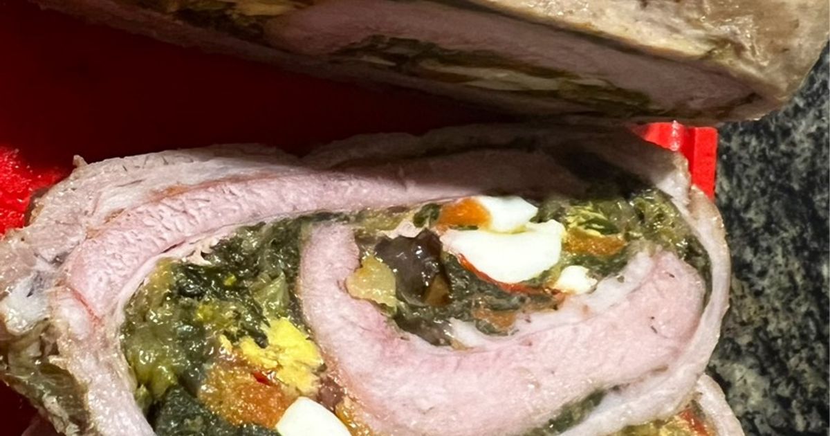 Matambre De Carne De Vaca Relleno Receta de Alicia Yunis- Cookpad