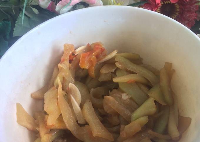 Resep Tumis labu putih oleh shanum - Cookpad