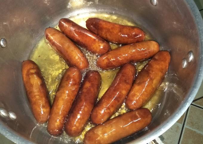 Fried smokies Recipe by Eunice Arina - Cookpad