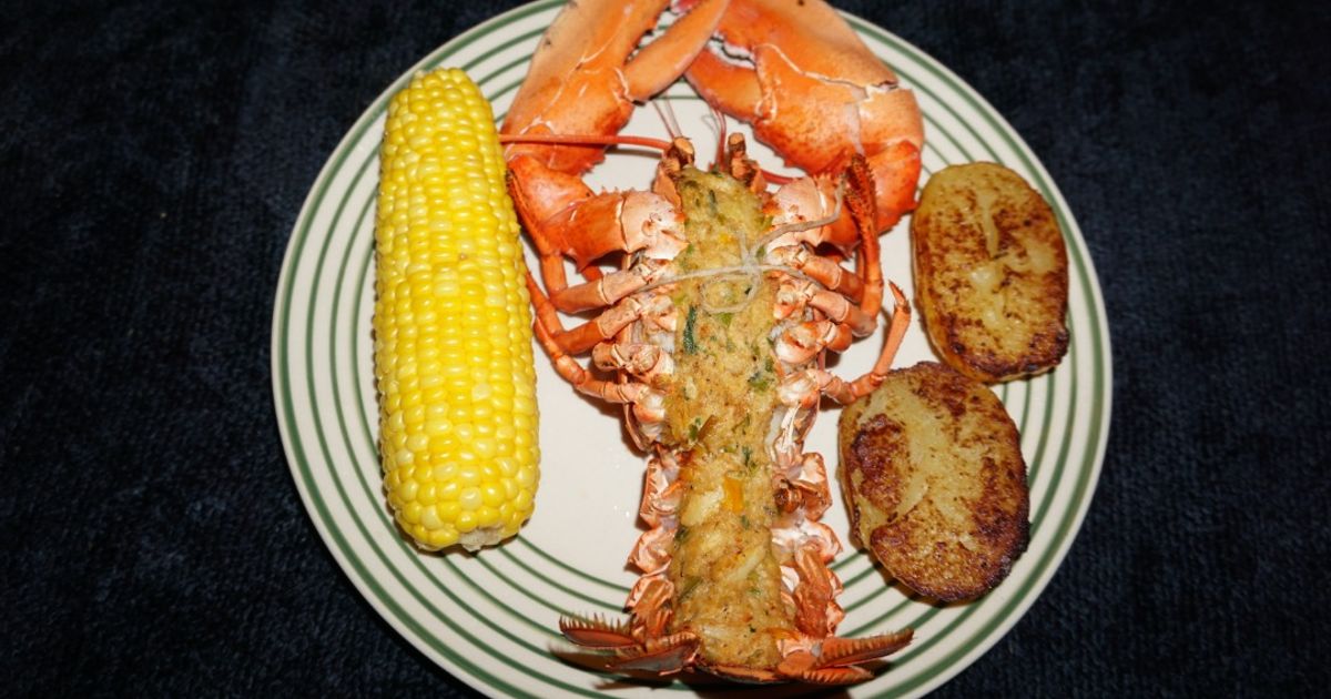 Lobster Stuffed With Crab Chupe, Jon Style Recipe By Jon Michelena